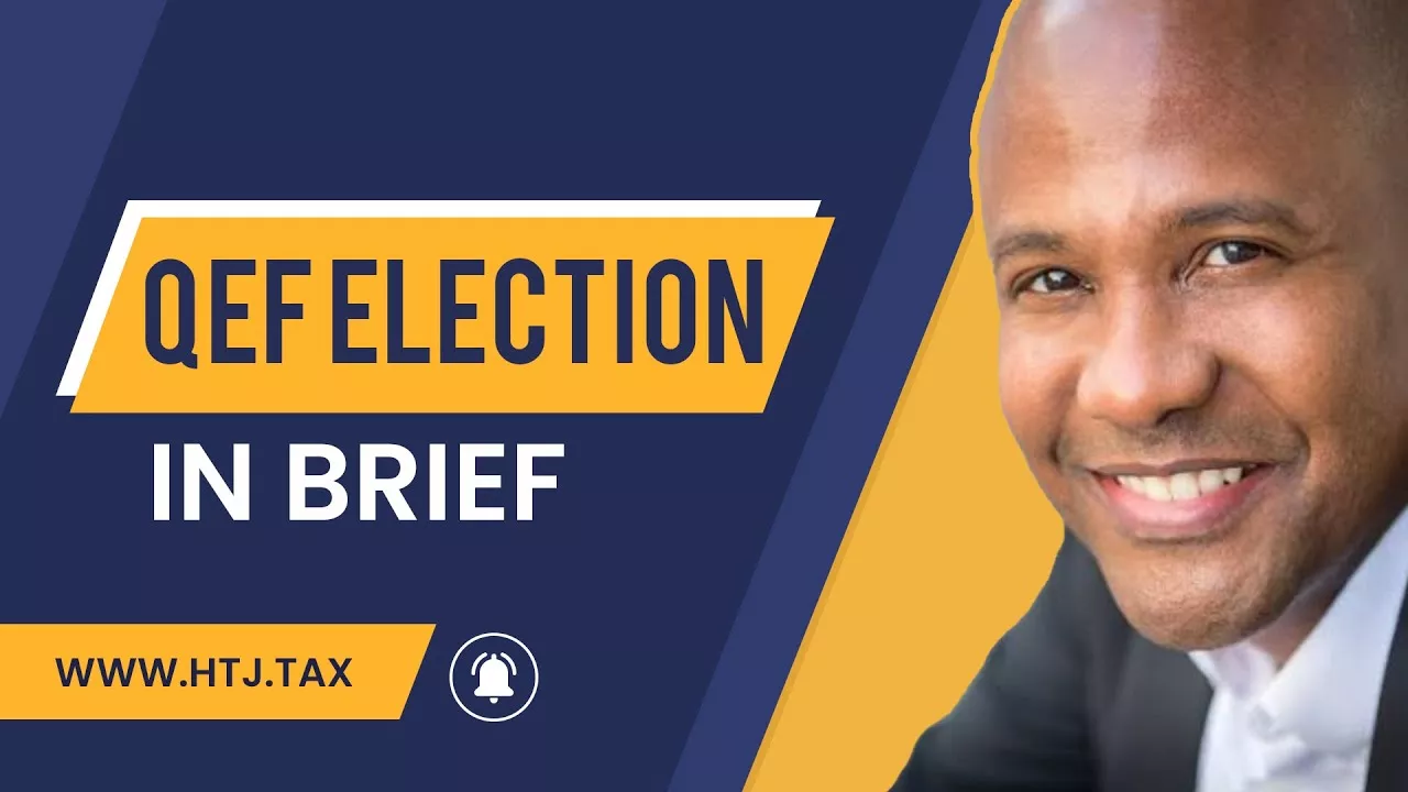 Pro Forma Schedule K-1s vs Qualified Electing Fund Letter for Singapore ...